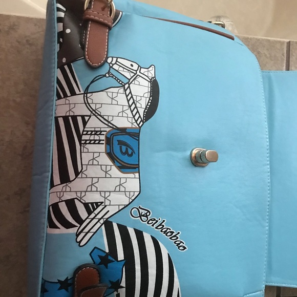 Beibaobao | Bags | Beibaobao Lightdark Blue Handbag 9h X 3 W | Poshmark